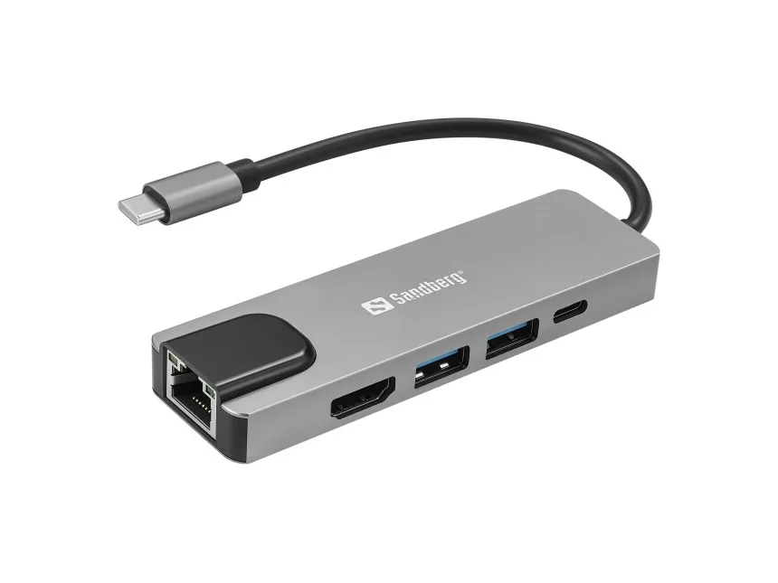 USB adapter Sandberg 336-99 100W USB-C 5 u 1