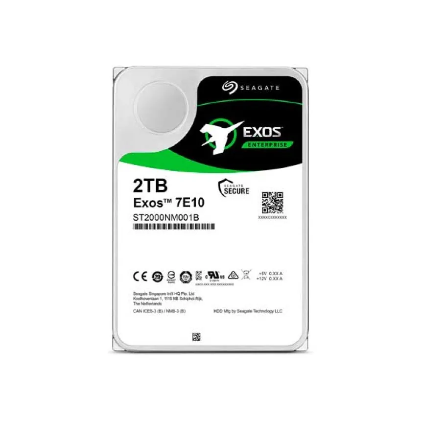 HDD SAS 2TB Seagate Exos 7E10 ST2000NM001B 7200rpm 256MB Enterprise