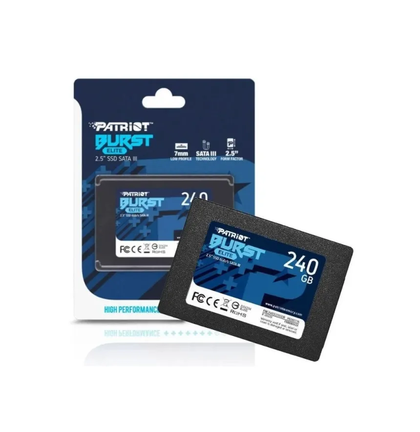 SSD 2.5 SATA3 6Gb/s 240GB Patriot Burst Elite 450MBs/320MBs PBE240GS25SSDR
