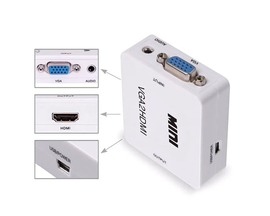 MAXPRO LINE Konverter HDMI na VGA aktivni STAR