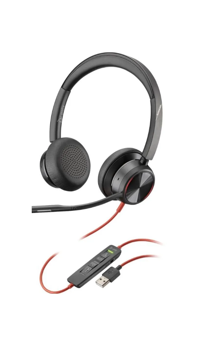Slušalice sa mikrofonom Plantronics 8225 BW8225-M USB-A
