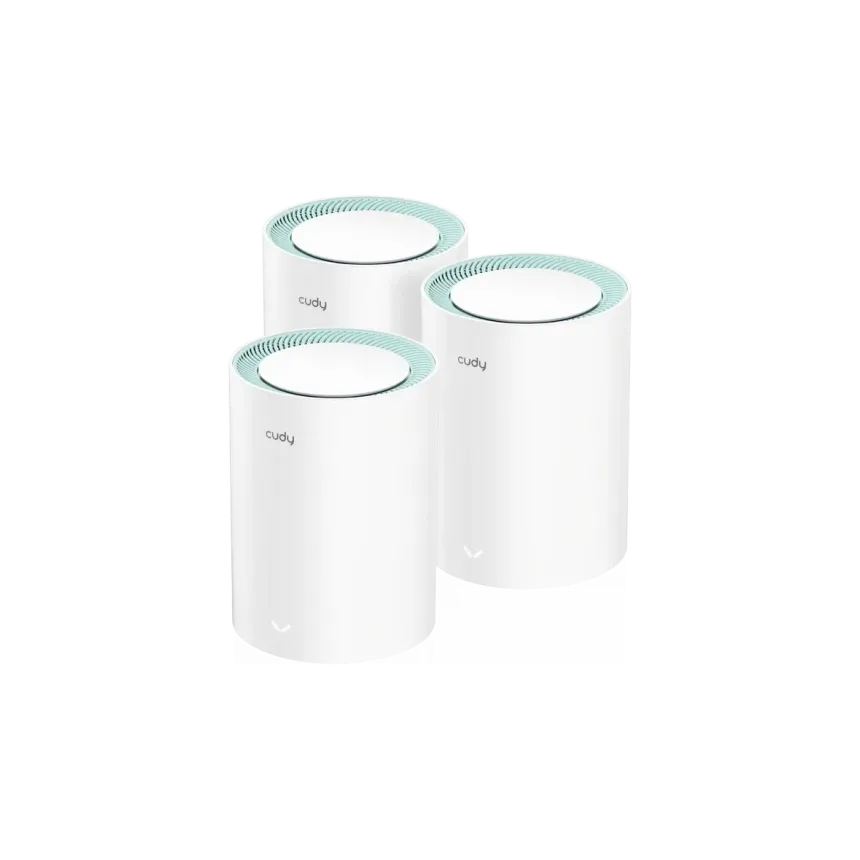 Whole Home Wi-Fi 6 Gigabit Mesh System Cudy M1500 AX1500 Dual Band(3-Pack)