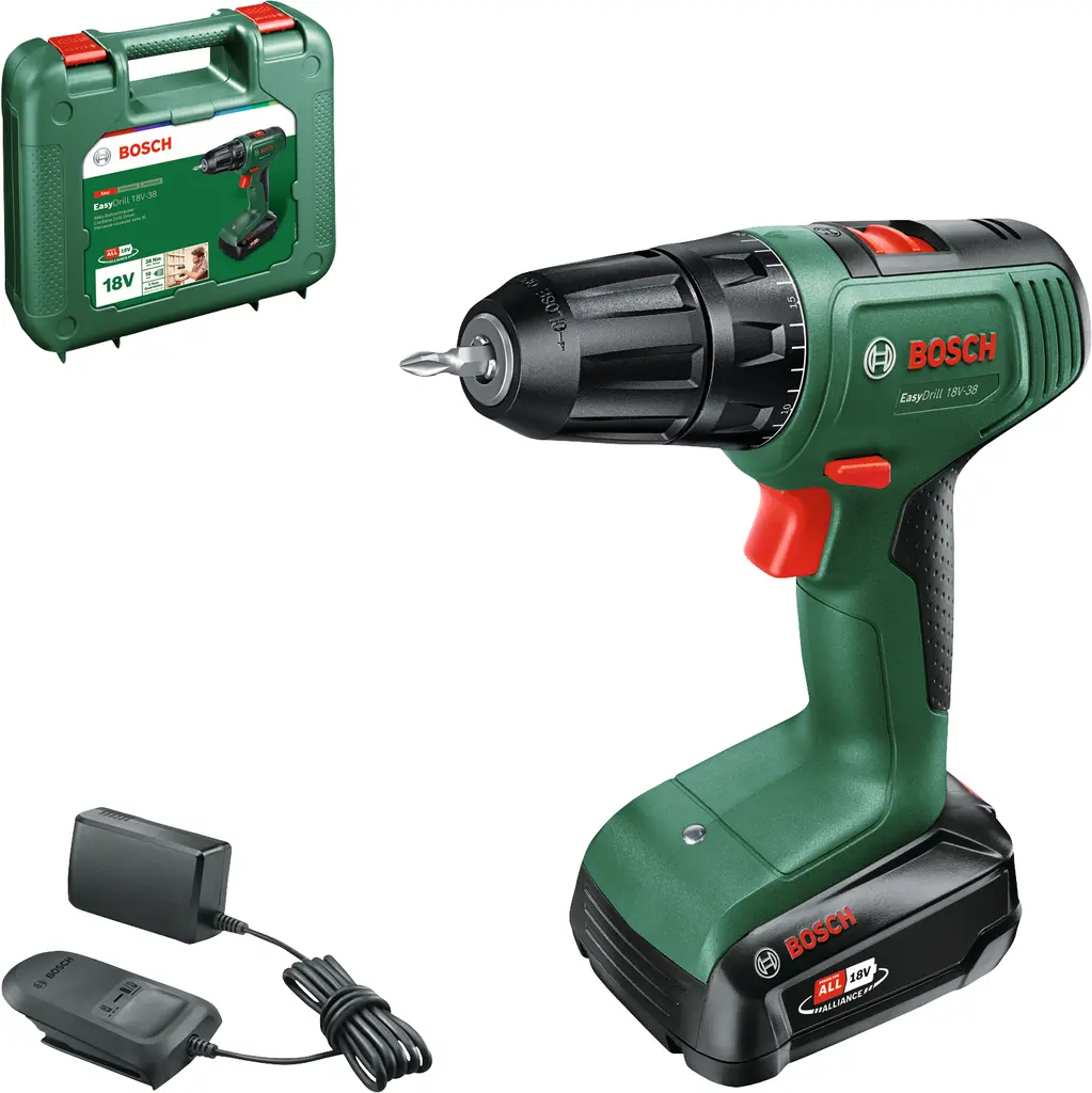 Bosch Aku bušilica odvrtač Easy Drill 18V-38, 1x 1.5Ah, 06039D8003
