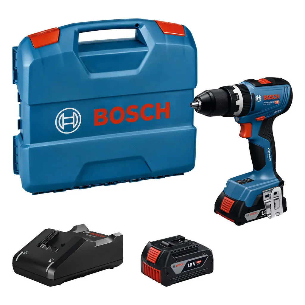 Bosch Aku udarna bušilica odvrtač GSB 18V-65, 1x 2.0Ah, 1x 4.0Ah 06019N3332