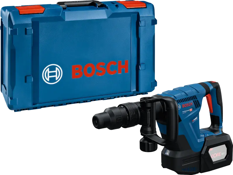 Bosch Akumulatorski elektro-pneumatski čekić za štemovanje sa SDS max prihvatom Professional GSH 0611918200, 18V, 8.5J, Plavo-crni