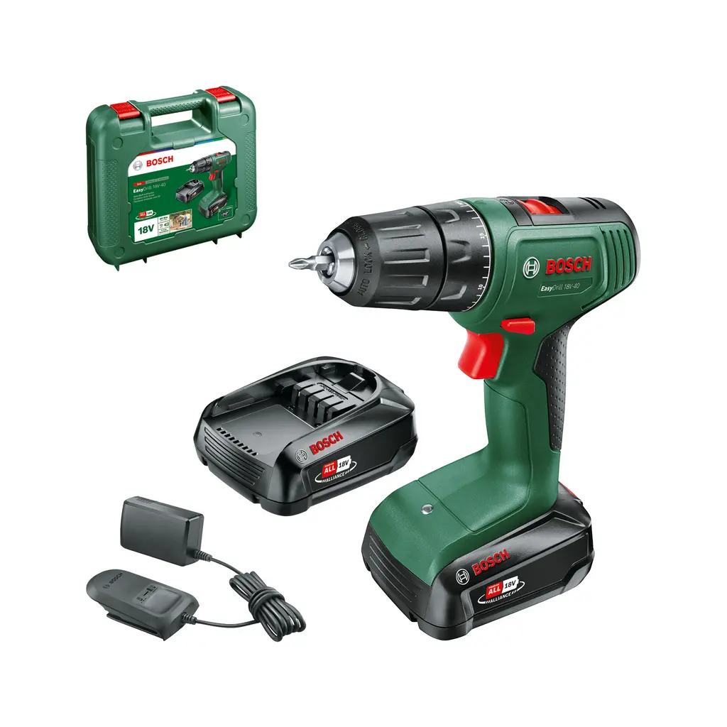 Bosch Aku bušilica odvrtač Easy Drill 18V-40, 2x 1.5Ah, 06039D8002