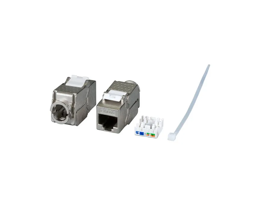 MAXPRO LINE Modul RJ45 Cat6a metalni,500MHz-10GbE FA-2620KSF-8-C6A