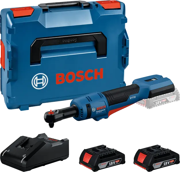 Bosch Akumulatorski ključ sa čegrtaljkom GRC 18V-60, 2 x GBA 18V 2.0Ah + punjač i L-Boxx kofer 06019N8002