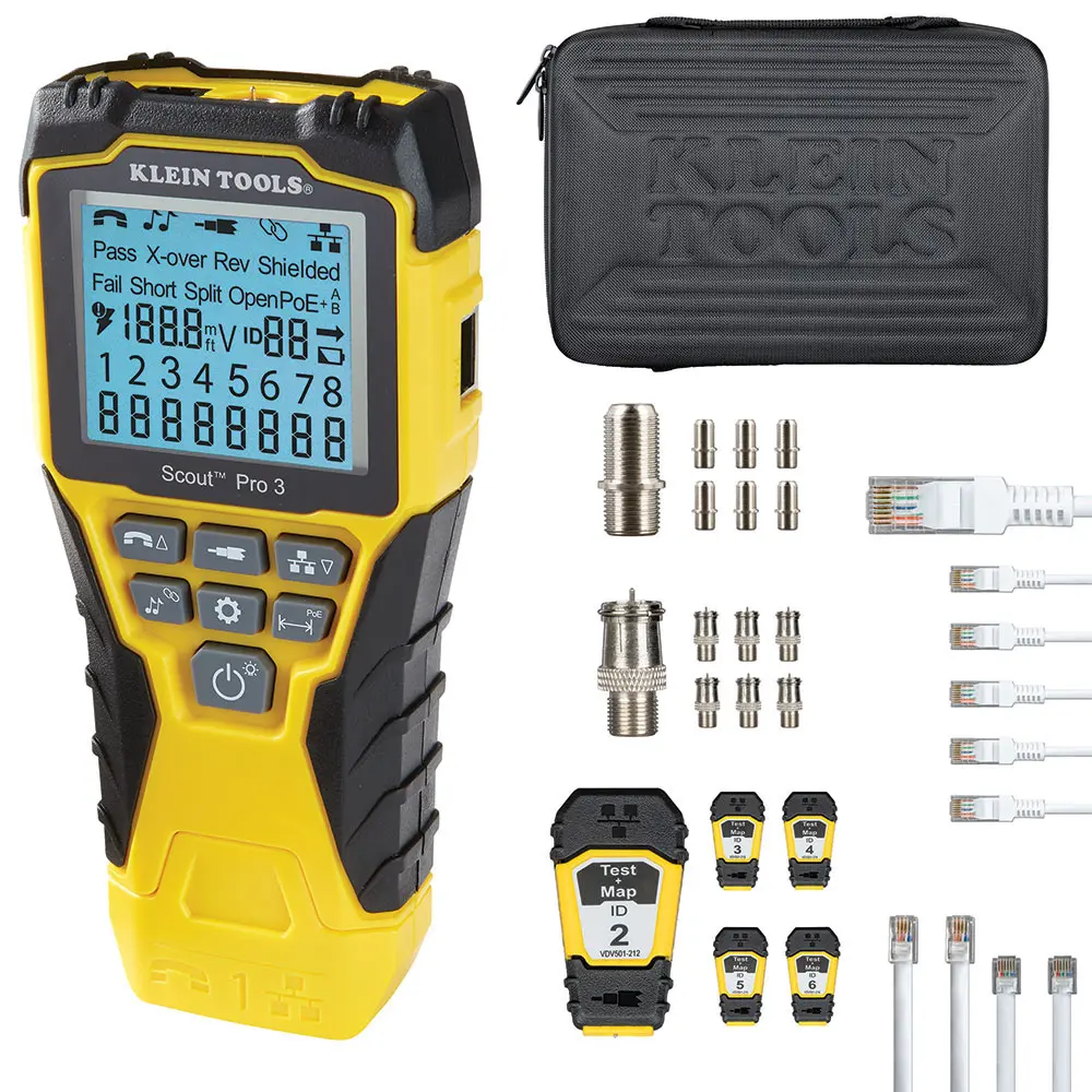 Klein Tools VDV501-853 - Scout Pro 3 Tester sa Test + Map™ Remote Kit