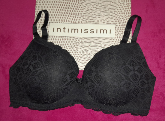 Intimissimi crni cipka forme bez žice 75D NOVO!%