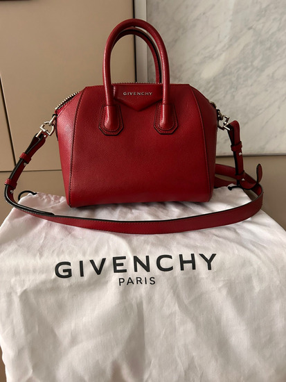 Givenchy crvena mini antigona