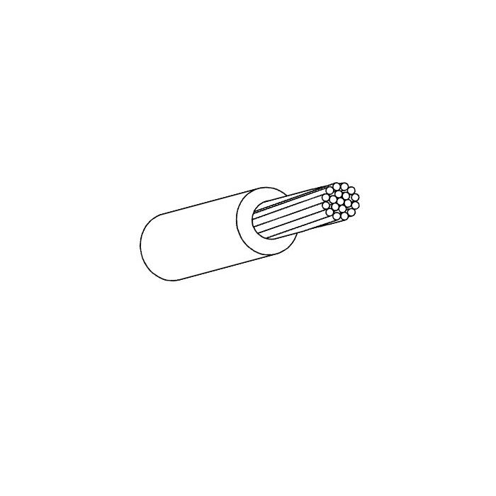 M22759/16-22-9 - 1 Core Wire - White - 22 AWG - 100Ft.