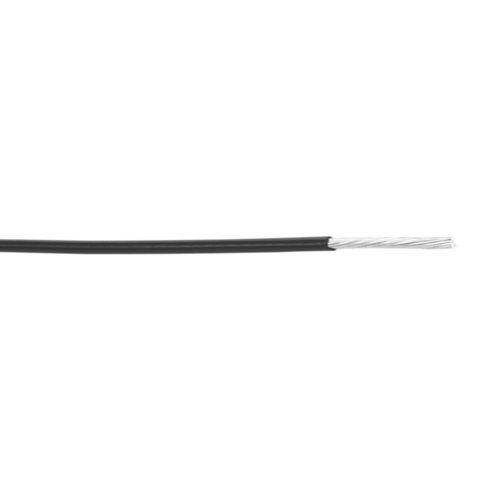 M22759/18-24-0 - 1 Core Wire - Black - 24 AWG - 100 Ft.
