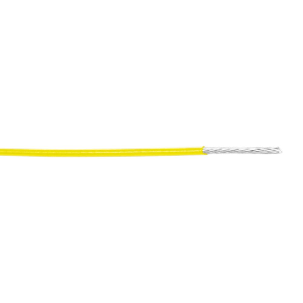 M22759/18-24-4 - 1 Core Wire - Yellow - 24 AWG - 100Ft.