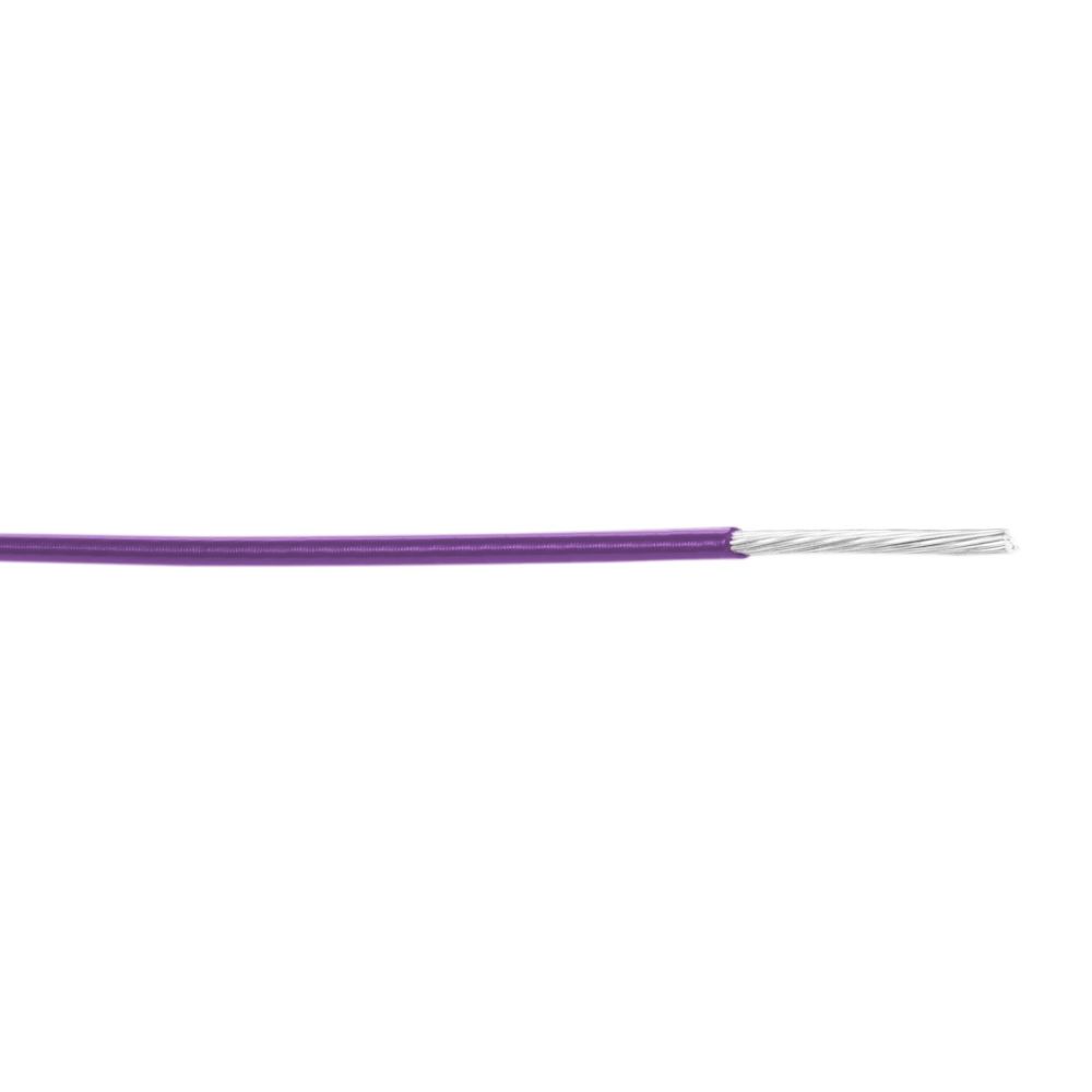 M22759/18-24-7 - 1 Core Wire - Violet - 24 AWG - 100Ft.