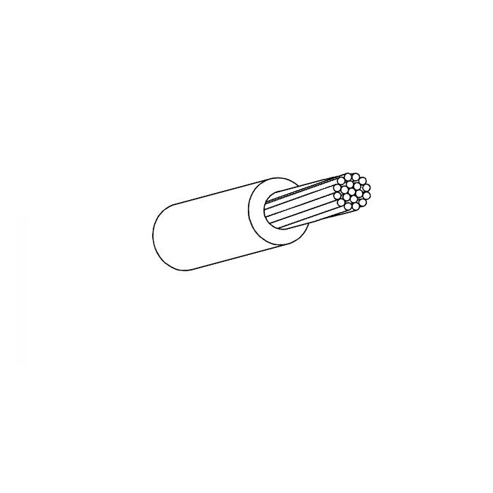 M22759/32-22-9 - 1 Core Wire - White - 22 AWG - 1000Ft.