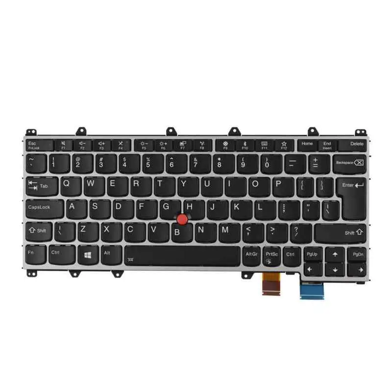 Tastatura za laptop Lenovo ThinkPad X380 Yoga sivi frejm veliki enter