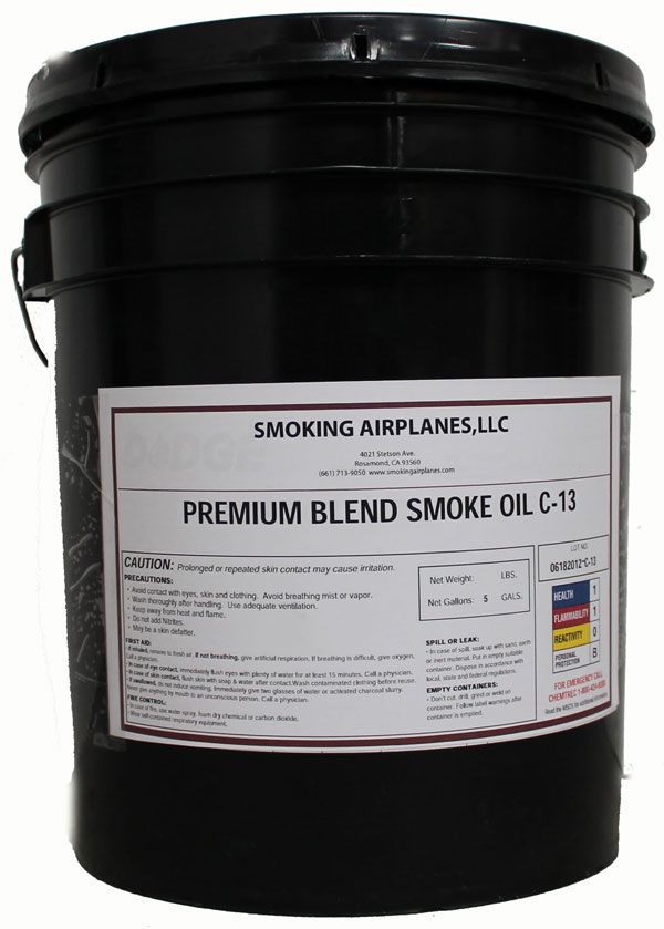 Smoking Airplanes - Premium Smoke Oil 5 Gal.