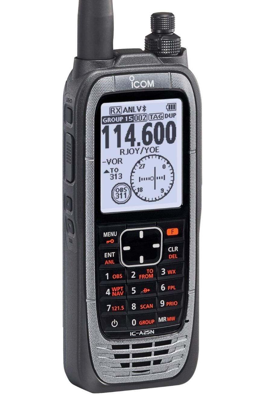 ICOM - IC-A25NE - VHF Air Band Transceiver - Sport Pack