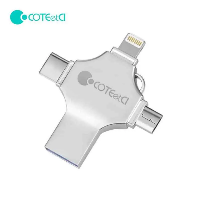 USB flash memorija Coteci CS8836 64GB USB 3.0/micro USB/Type C/lightning