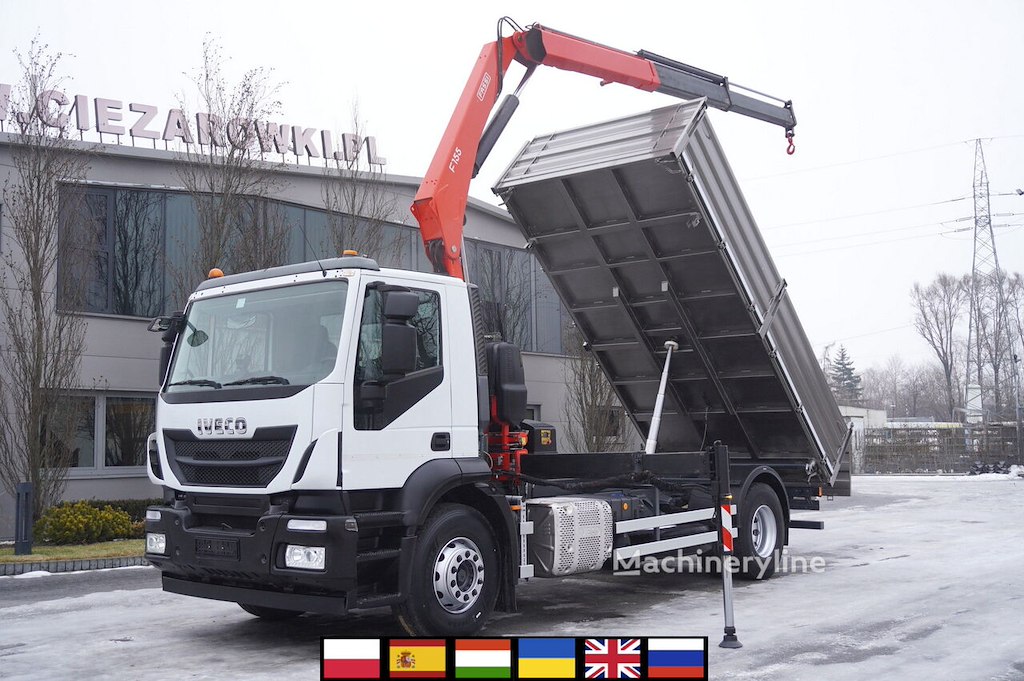 IVECO Stralis 19.310 E6 4x2 / Fassi F155A.0.22 / 690 MTH! / remote con autodizalica