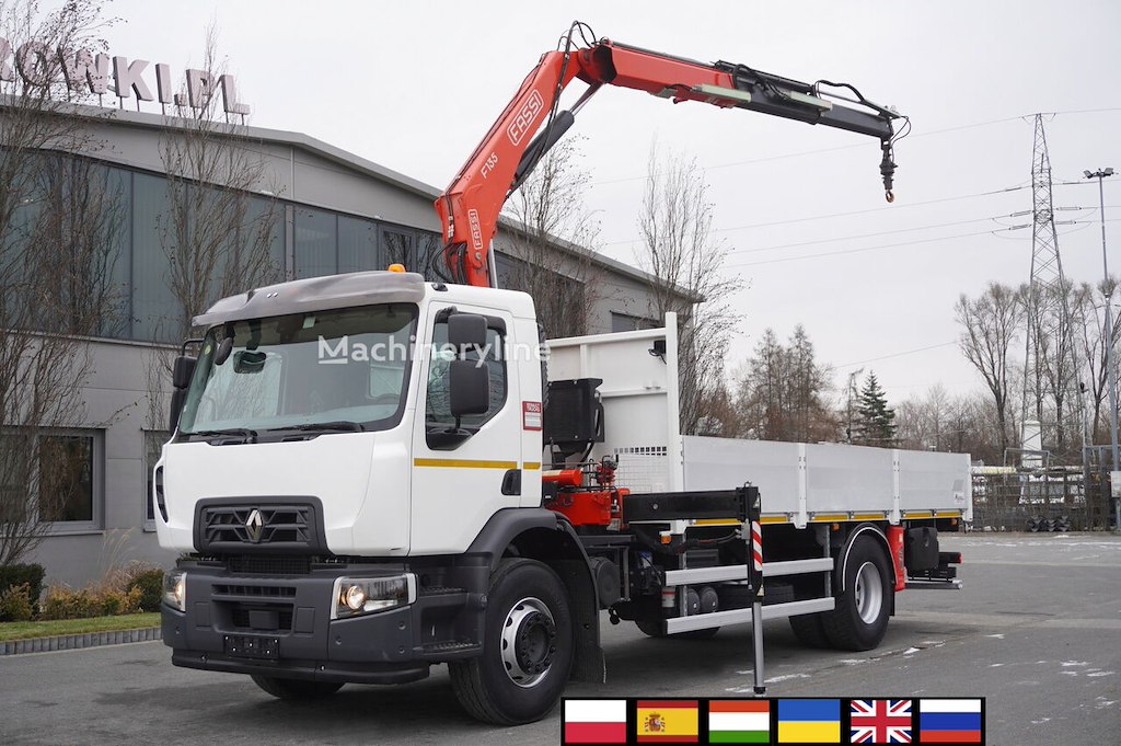 Renault C280 DTI 8 / FASSI crane 5.6 T / 560 MTH / Remote control / Rota autodizalica