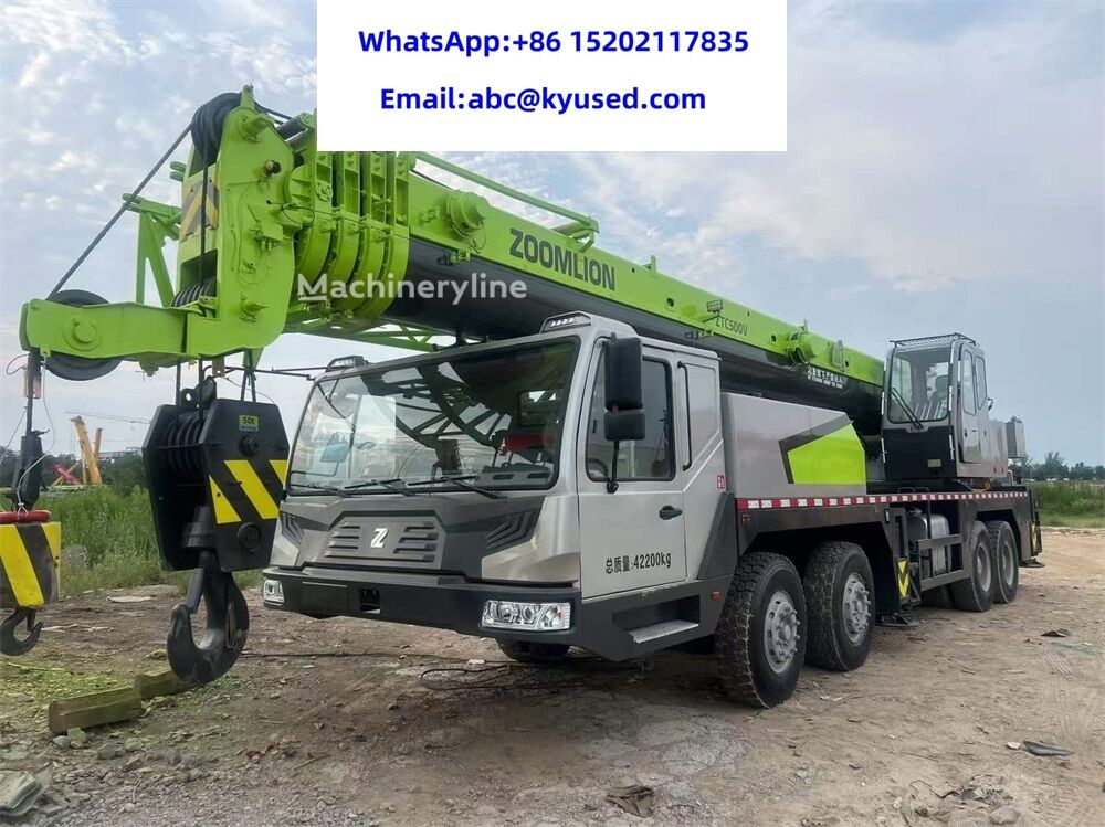 Zoomlion ZTC500V ZTC550V ZTC700V ZTC800V ZTC250V 50Ton 55ton 70ton 80ton autodizalica
