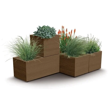 Saksija Madera 60x30cm Eco sa točkom - naturo 4665W ( 19951 )