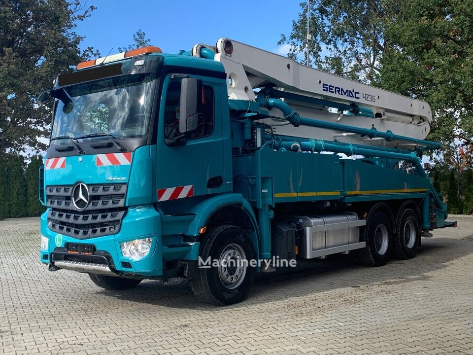 Sermac 4Z36 na šasiji Mercedes-Benz Arocs 2636 pumpa za beton