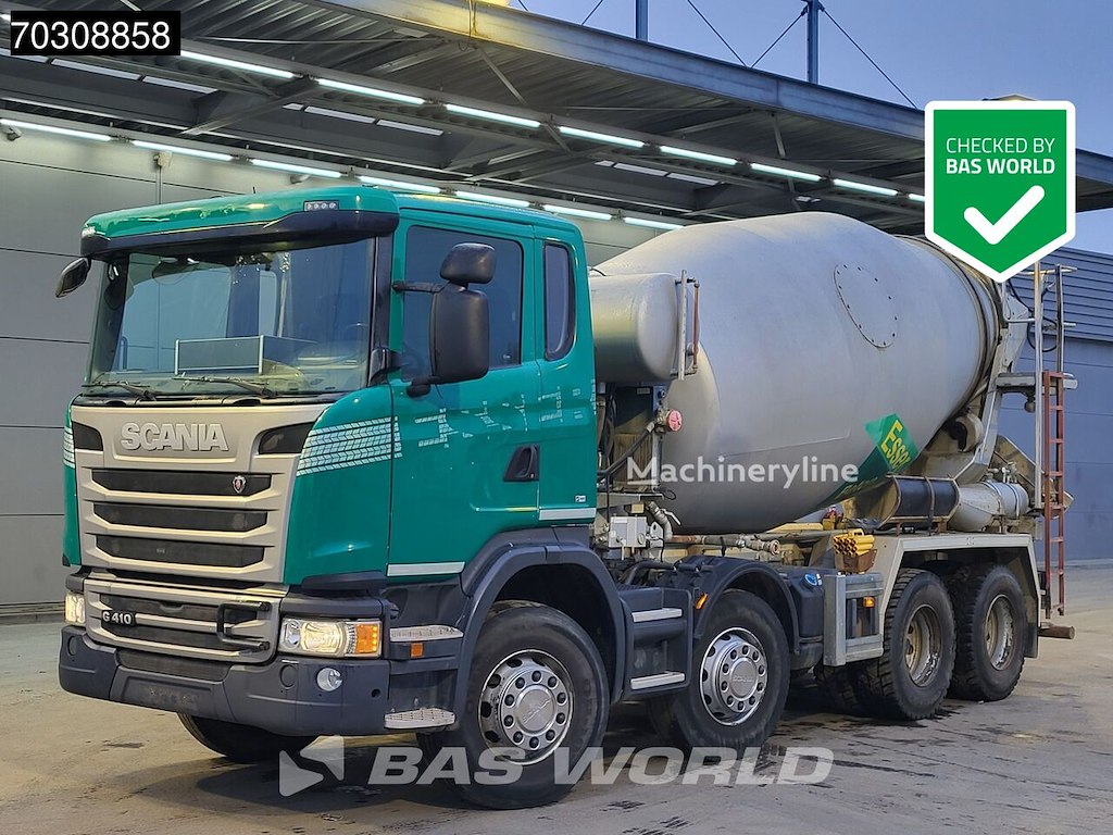 Scania G410 8X4 9m3 Intermix Mixer Full Steel suspension Euro 6 kamion s mešalicom za beton