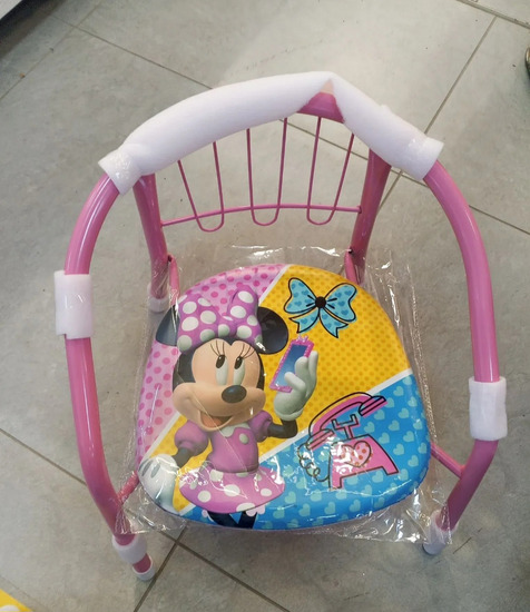 Minnie Mouse dečija metalna stolica - novo