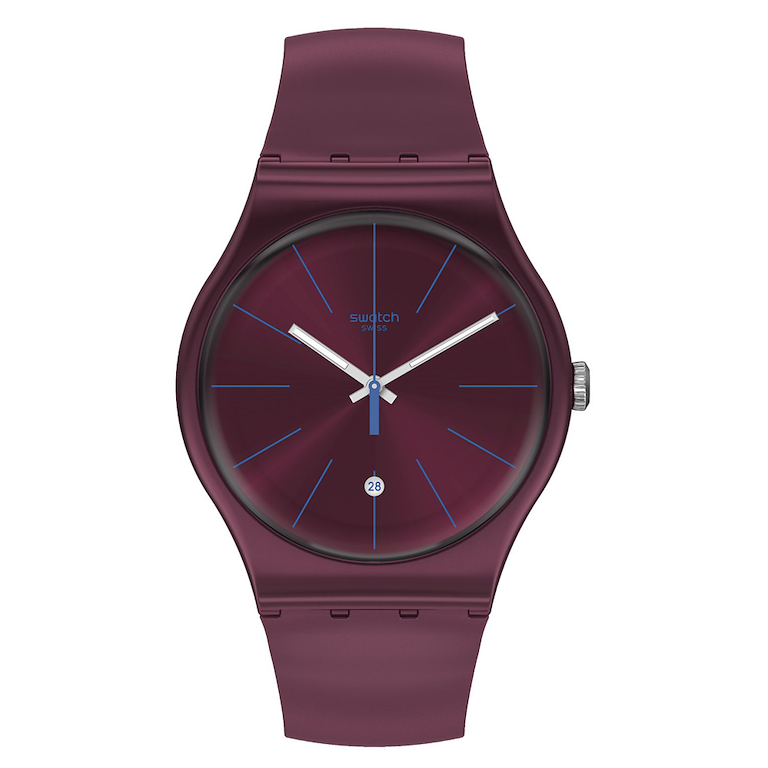 SWATCH Burgundazing Kvarcni sat