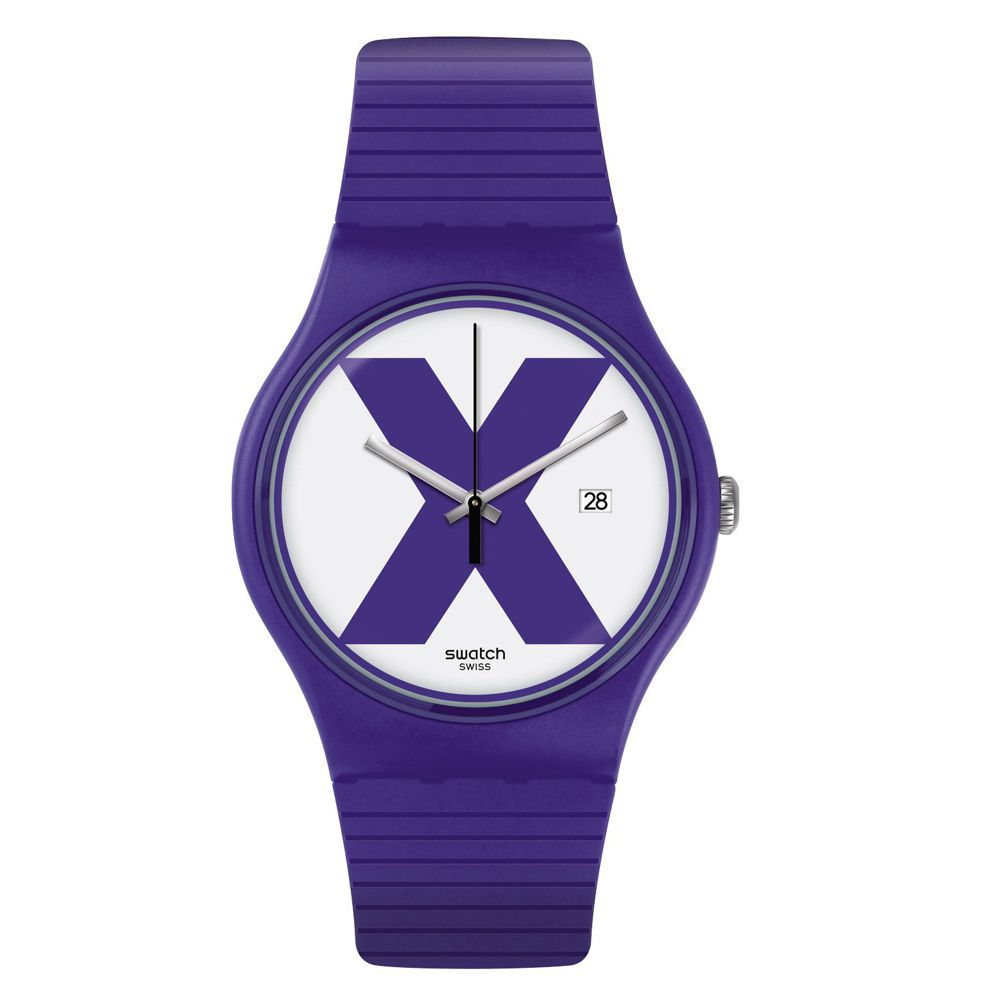 SWATCH XX-Rated Purple Kvarcni sat