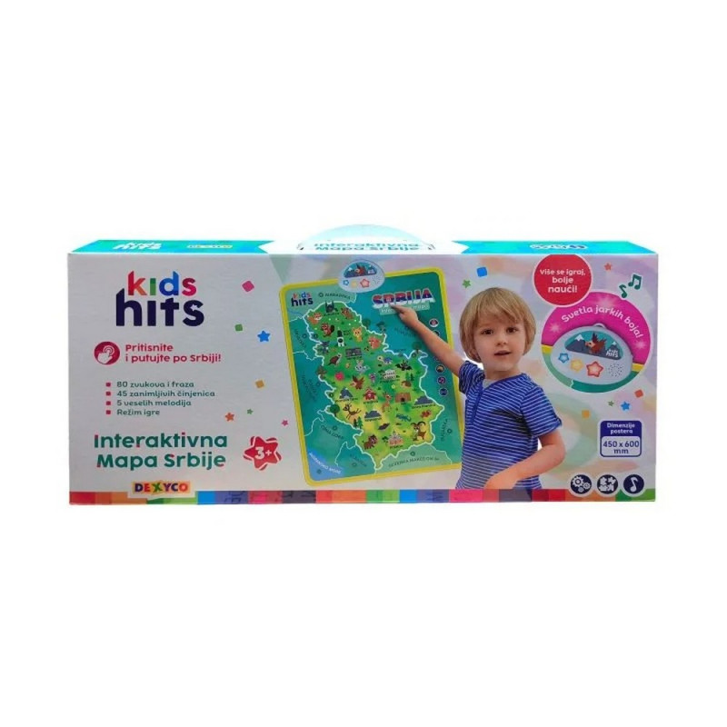 KIDS HITS INTERAKTIVNA MAPA SRBIJE
