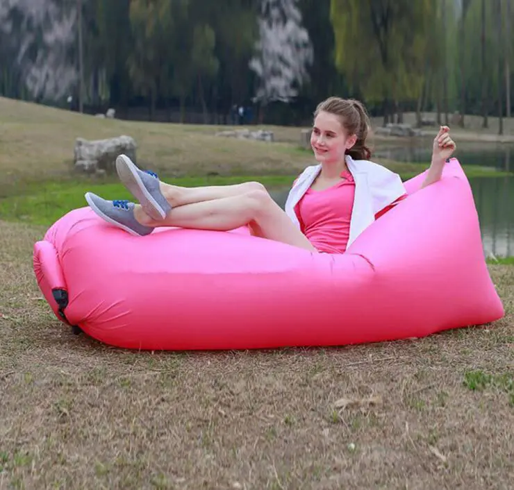 Air sofa ležaljka pink svetla