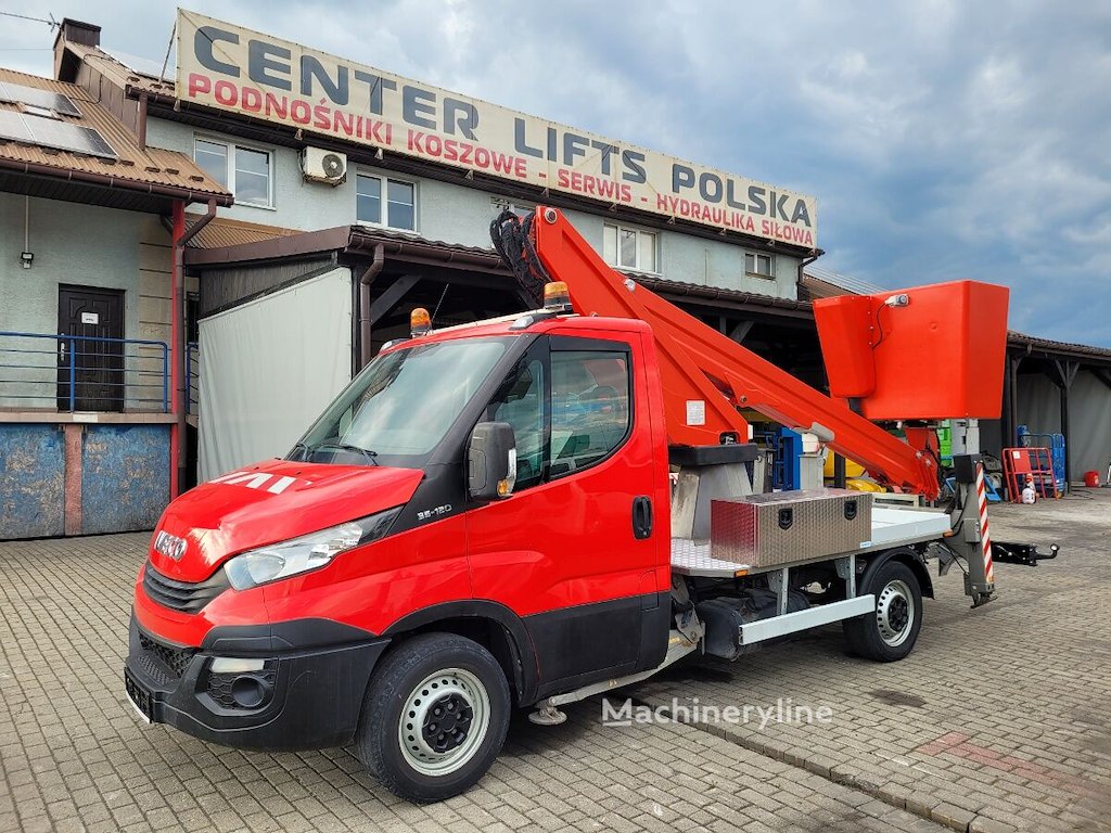 IVECO Daily 35S12 - 17 m Comet full hydraulic boom lift bucket truck auto dizalica s korpom