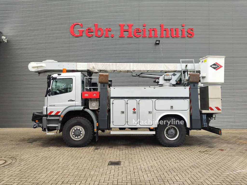 Versalift VO-355-MHI Winch 69 kV Mercedes Benz Axor 1824 4x4 Topcondition auto dizalica s korpom