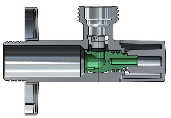 Ek ventil 1/2"-3/8" (filter) VITAQ 02402mac