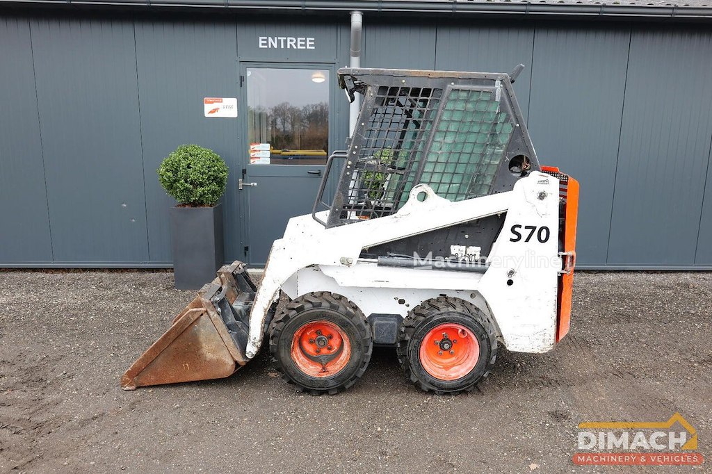 Bobcat S70 4x4 skid-steer loader with bucket - quick coupler - Dutch ma mini utovarivač