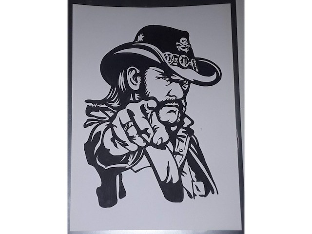 Crtez na hamer papiru 30 x 21,5 cm. - Lemi Motorhead