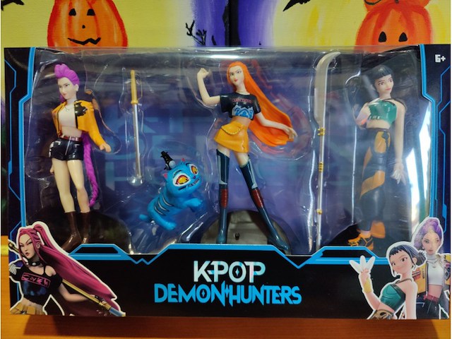 KPop Demon Hunters Huntriks tri veće figure + K-pop
