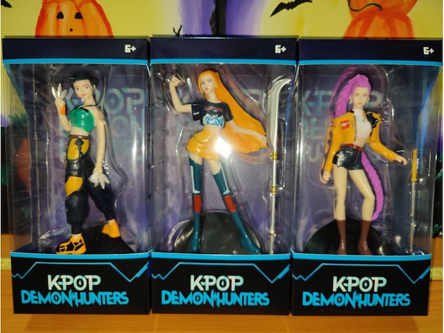 KPop Demon Hunters Huntriks tri veće figure K-Pop