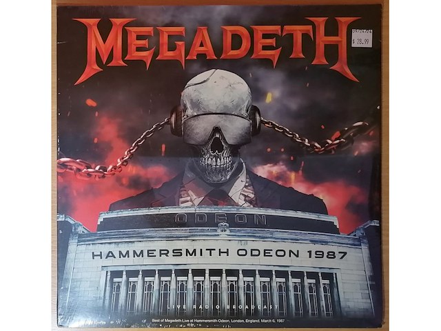 LP MEGADETH - Hammersmith Odeon 1987 (2024) NOVA