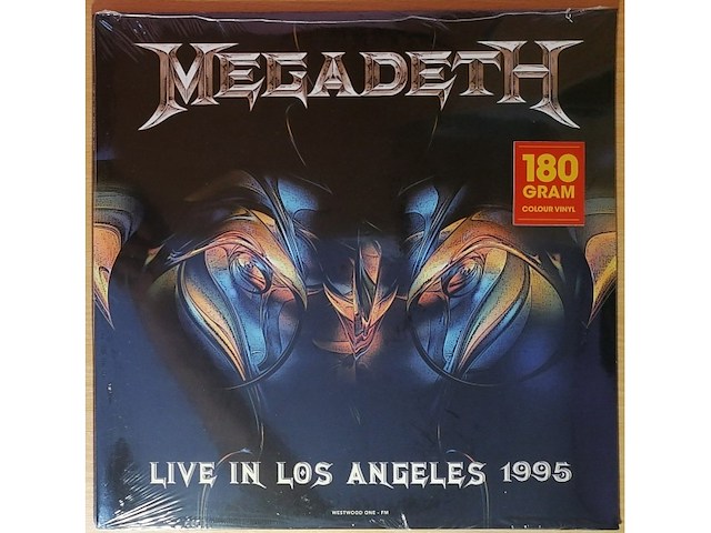 LP MEGADETH - Live In Los Angeles 1995 (2015) NOV color
