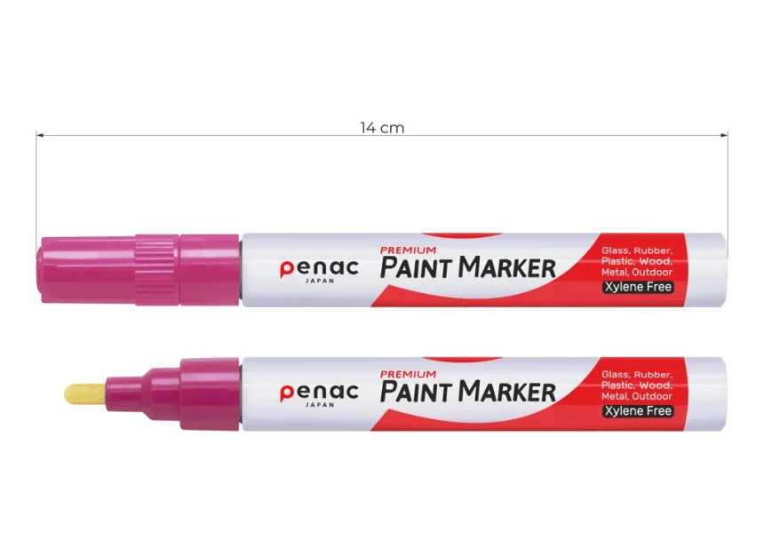MARKER PENAC PAINT PINK METAL OTO140-PK 1/12