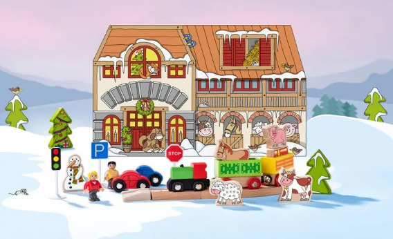 WOODY Advent kalendar Božićni kalendar Božić 91928