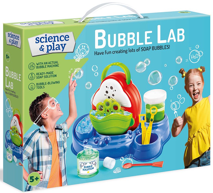 CLEMENTONI Science and Play Set za pravljenje balona od sapunice CL61898