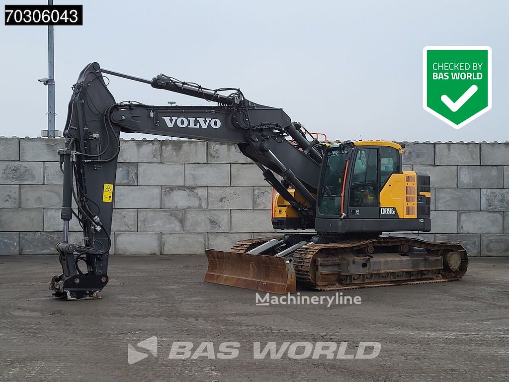 Volvo ECR355 E NL 3M Width - German Machine bager guseničar