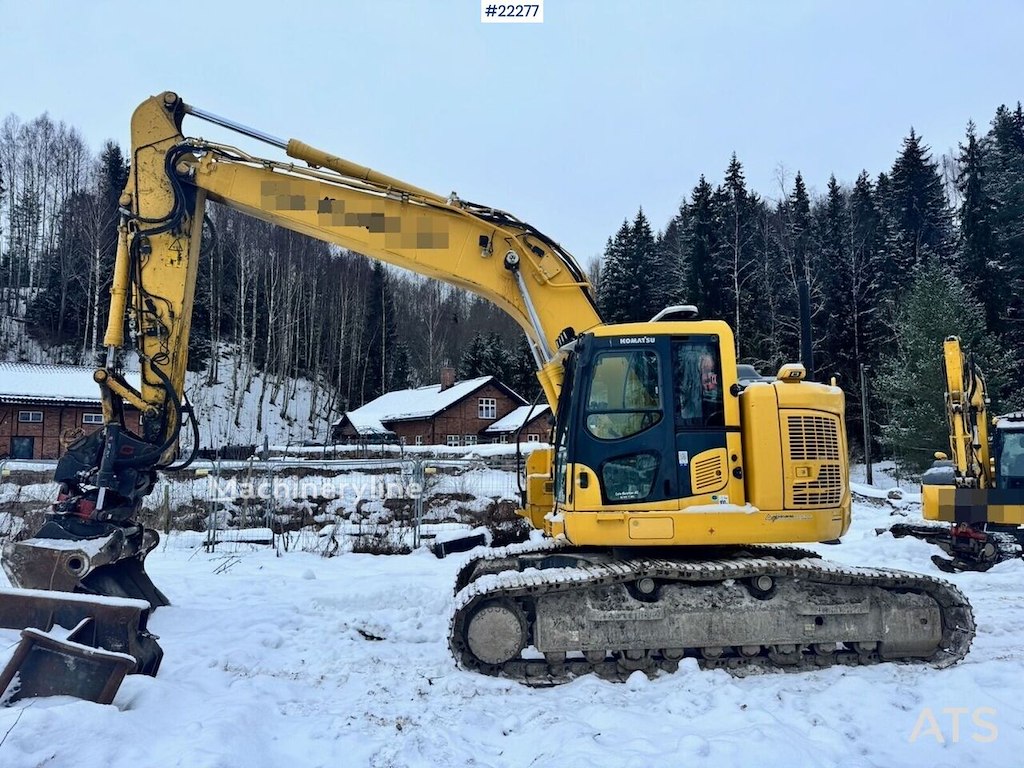 Komatsu PC228USLC-11 Beltegraver – Rototilt og 2 skuffer- 3530 timer! bager guseničar