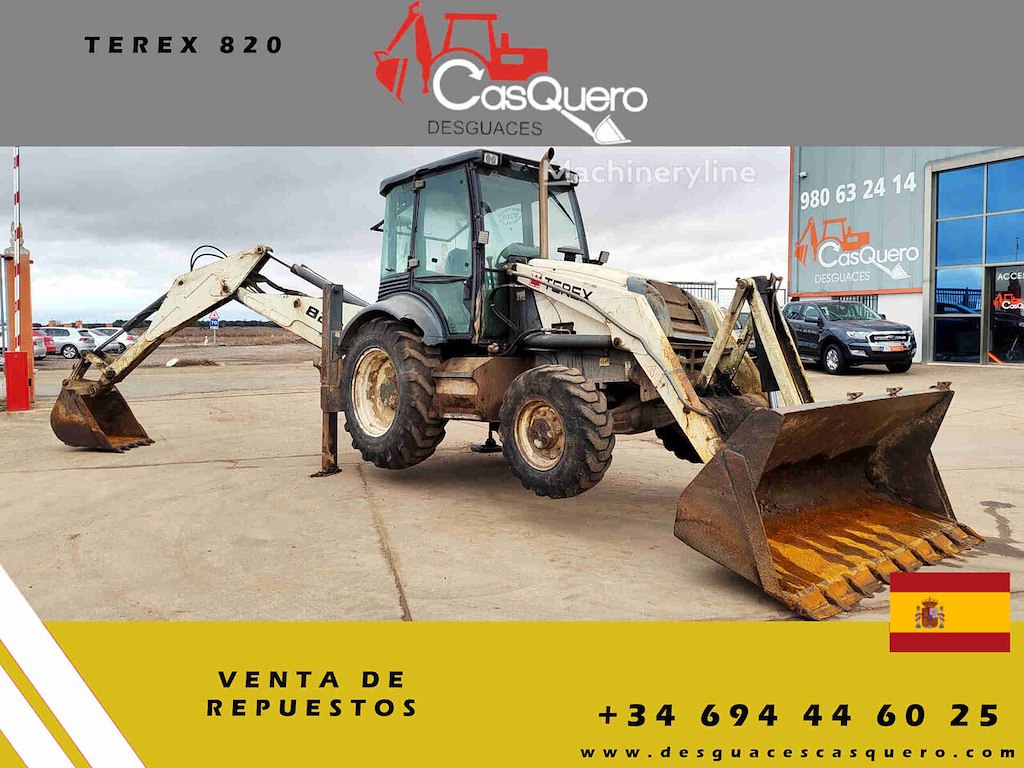 Terex 820 bager-utovarivač po rezervnim delovima